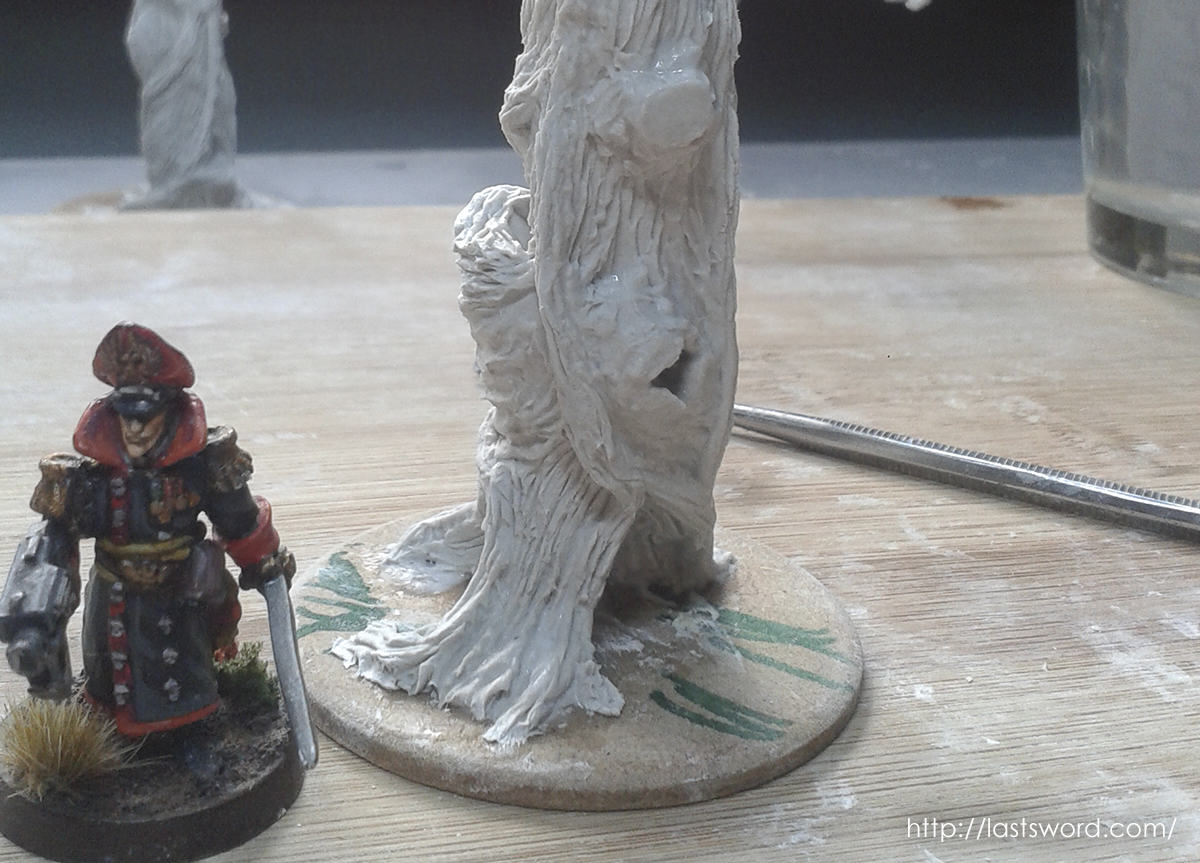 Sculpting a wood II | Last Sword Miniatures Blog