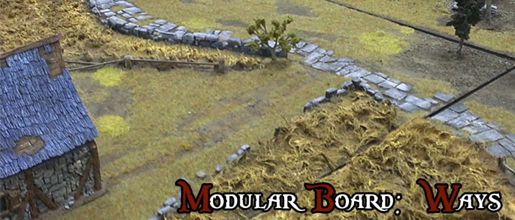 Modular gaming board. Roads | Last Sword Miniatures Blog