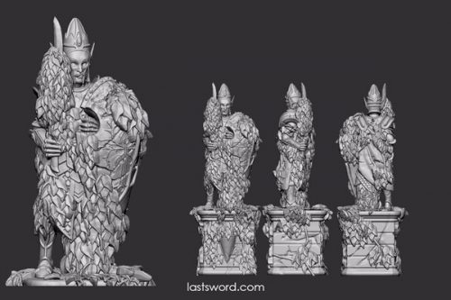 Elven-Lords-Elf-Statue-Stone-01 | LastSword Forge