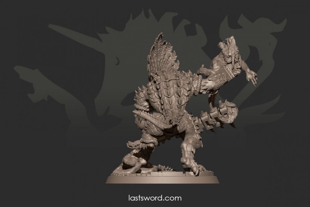 Ancient-caiman-Kroxigor-Lizarmen-Warhammer-05 | LastSword Forge