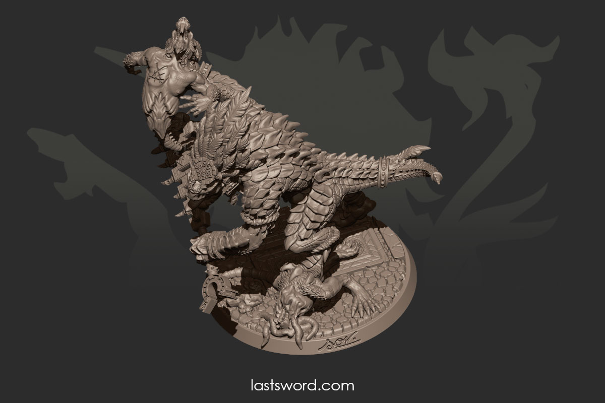 Ancient-caiman-Kroxigor-Lizarmen-Warhammer-07 | Last Sword Miniatures Blog