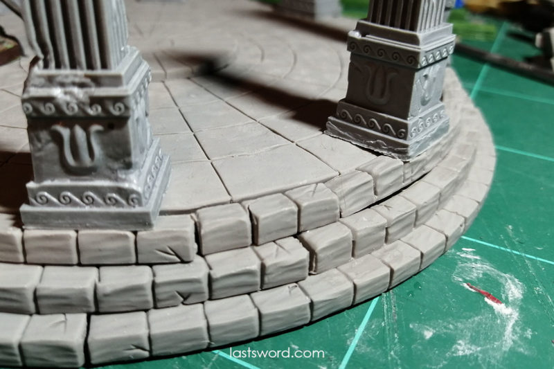 Round elven temple, monoptero | Last Sword Miniatures Blog