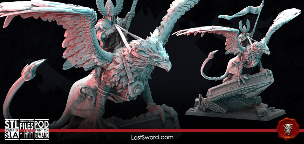 Shop-miniature-Elves-PrinceOnGriffin-02. | Last Sword Miniatures Blog