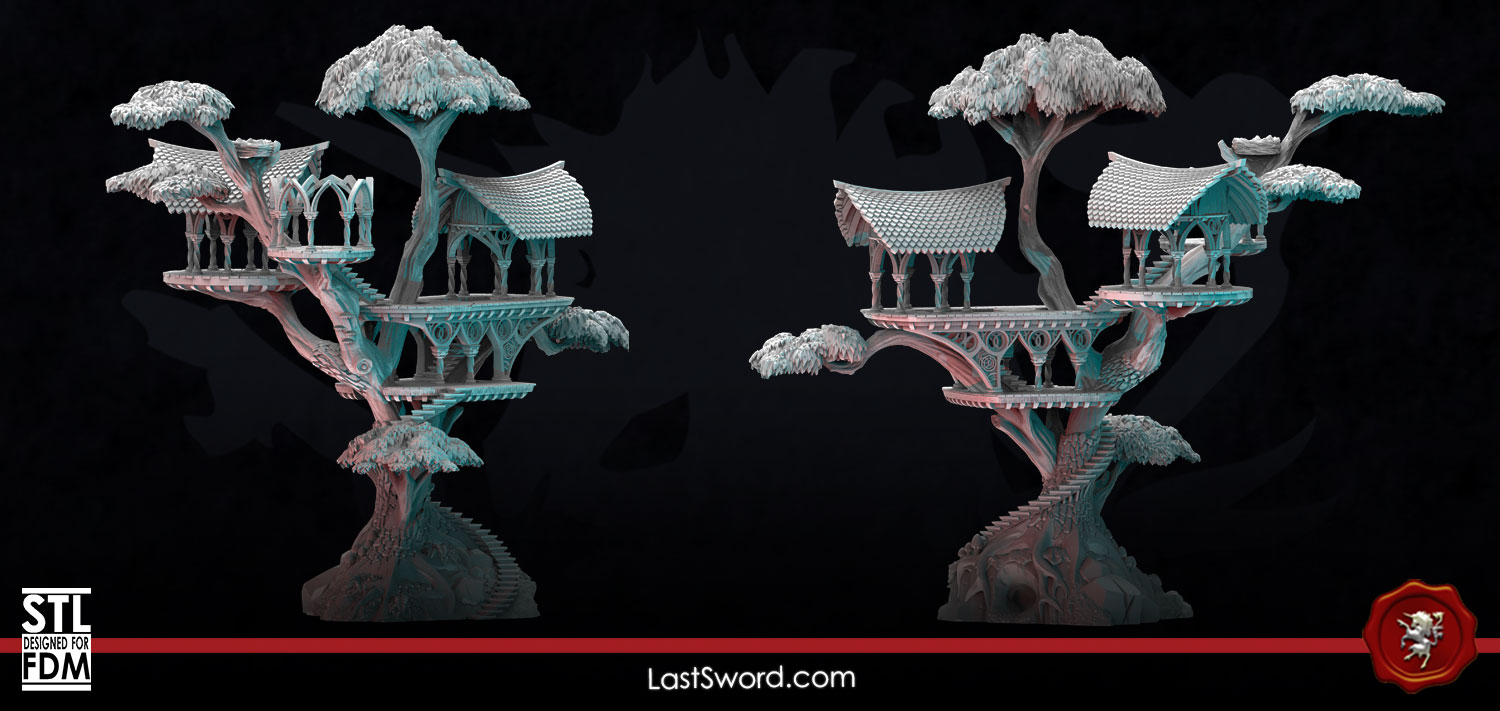 Shop-Scenery-Elven-TreeKin-WatchTower-01 | Last Sword Miniatures Blog