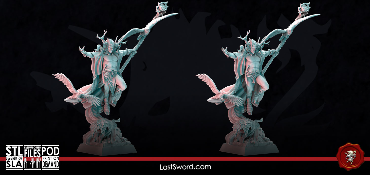 Shop-Miniatures-Elves-AdairGreenSeer-02 | Last Sword Miniatures Blog