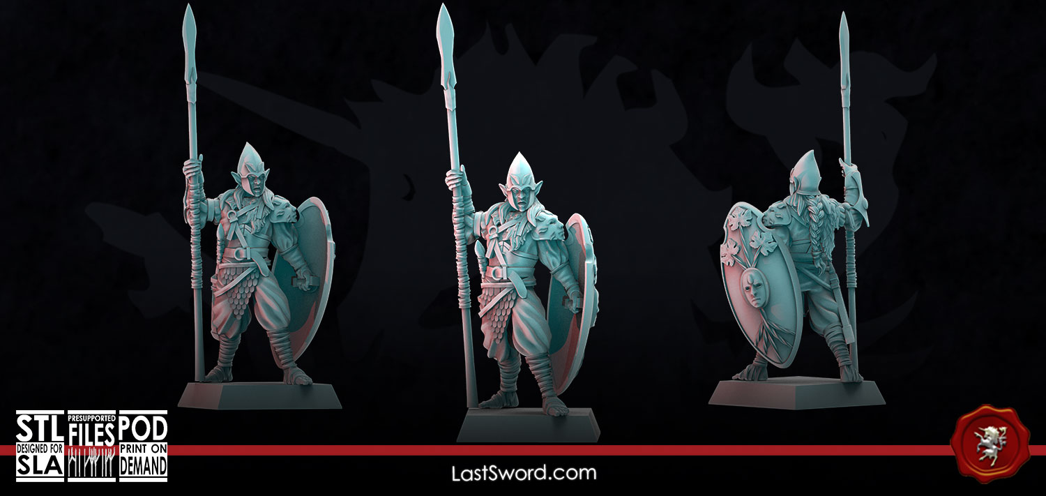 Shop-Miniatures-Elven-TreeKin-GladeGuard-08. | Last Sword Miniatures Blog