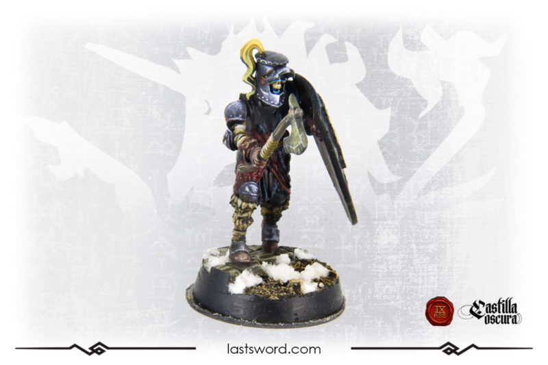 Skeleton Warrior Officer, painted | Last Sword Miniatures Blog