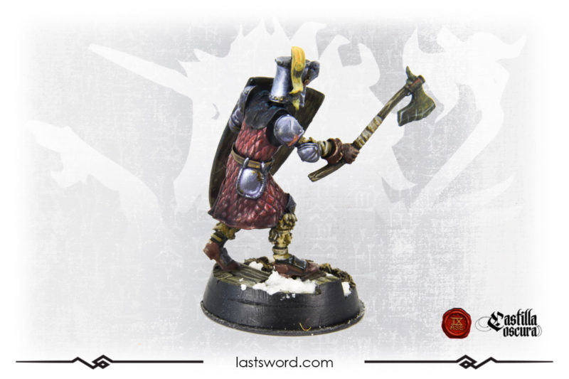Skeleton Warrior Officer, painted | Last Sword Miniatures Blog
